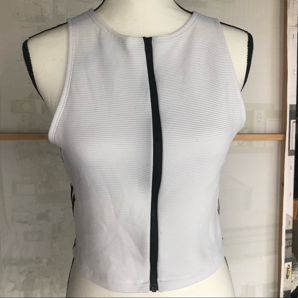 adidas | Tops | Adidas Zip Up Tank Too | Poshmark